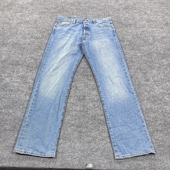 Levi's | Jeans | Levis 5 Jeans Mens 34x32 Blue Straight Leg Button Fly ...